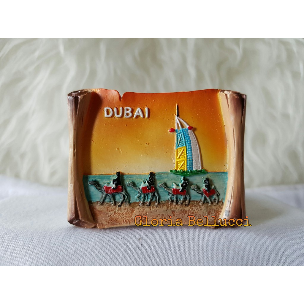 SOUVENIR BY BY ARABIC COUNTRY REFRIGERATOR MAGNET DUBAI BURJ AL KHALIFA ...