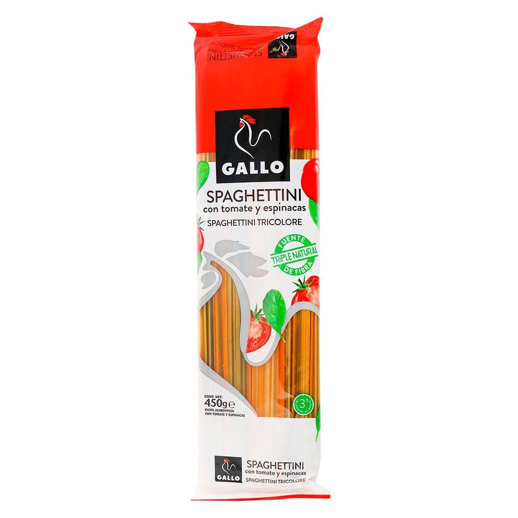 Gallo Spaghettini Tricolore Pasta (450g) | Shopee Philippines