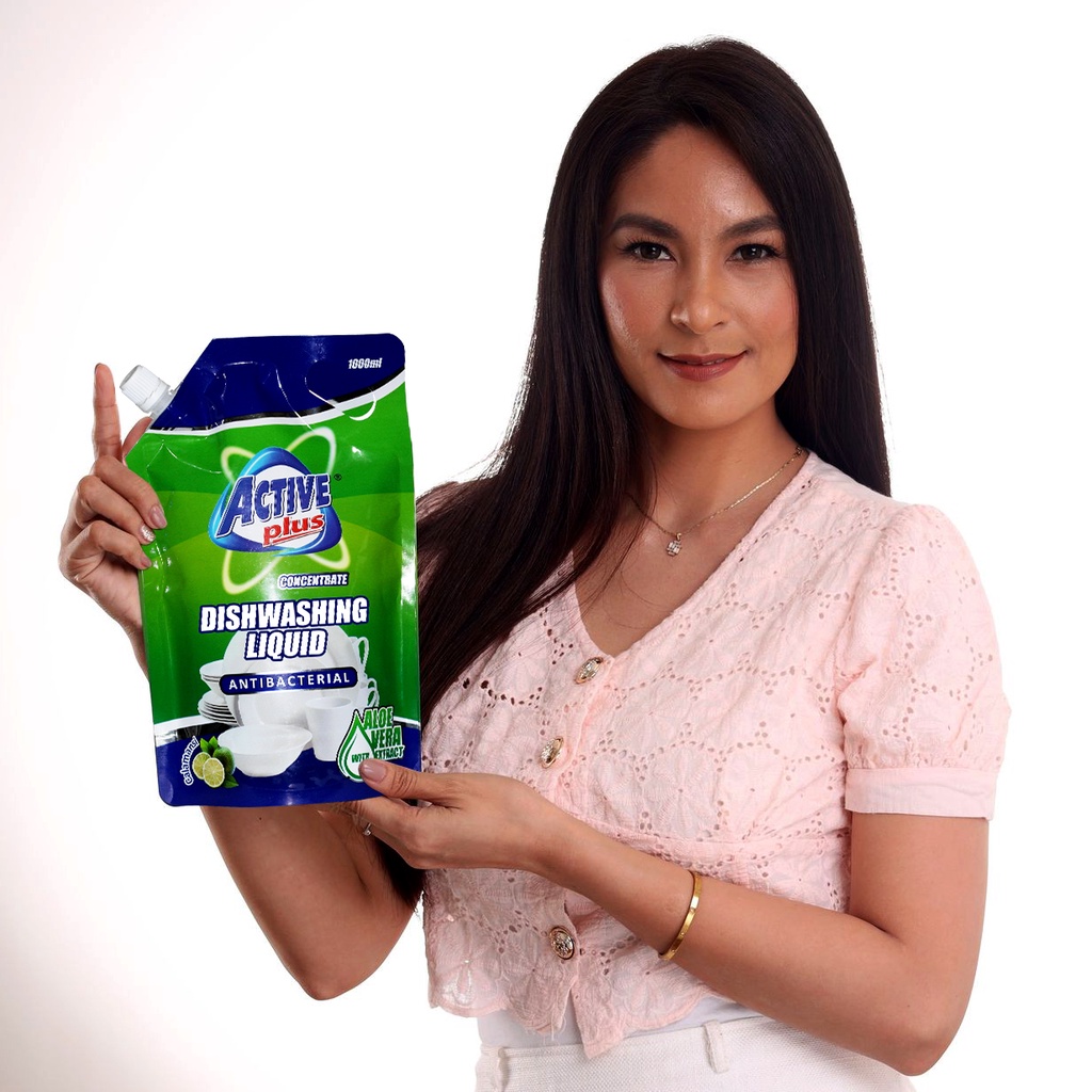 Active Plus Dishwashing Liquid Concentrate Antibacterial 1000ml ...