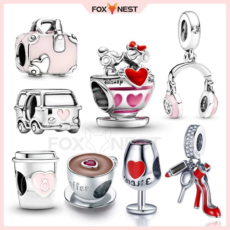 Lady Fashion Parts Charm Beads Pendant Dangle (Fit Charms Bracelet) DIY ...