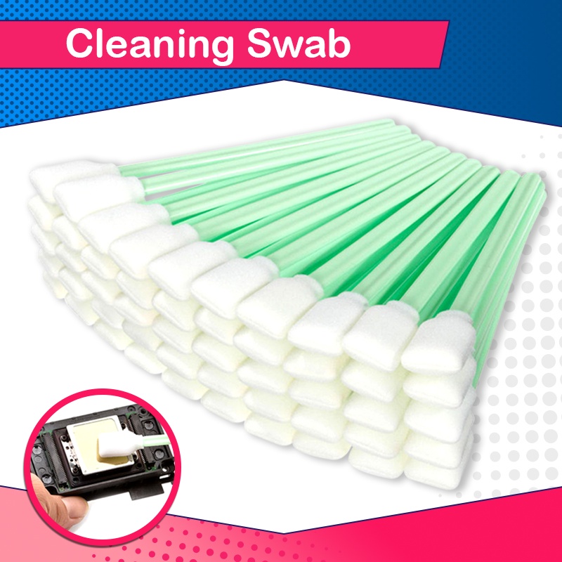 50pcs Sponge Head Cleaning Cleaning swab for all large format and ...
