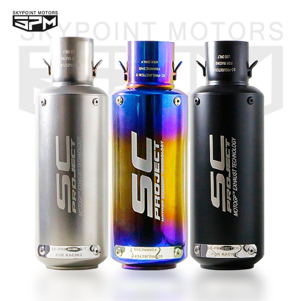 SC project Exhaust Muffler Tailpipe Tip Stainless | Shopee Philippines