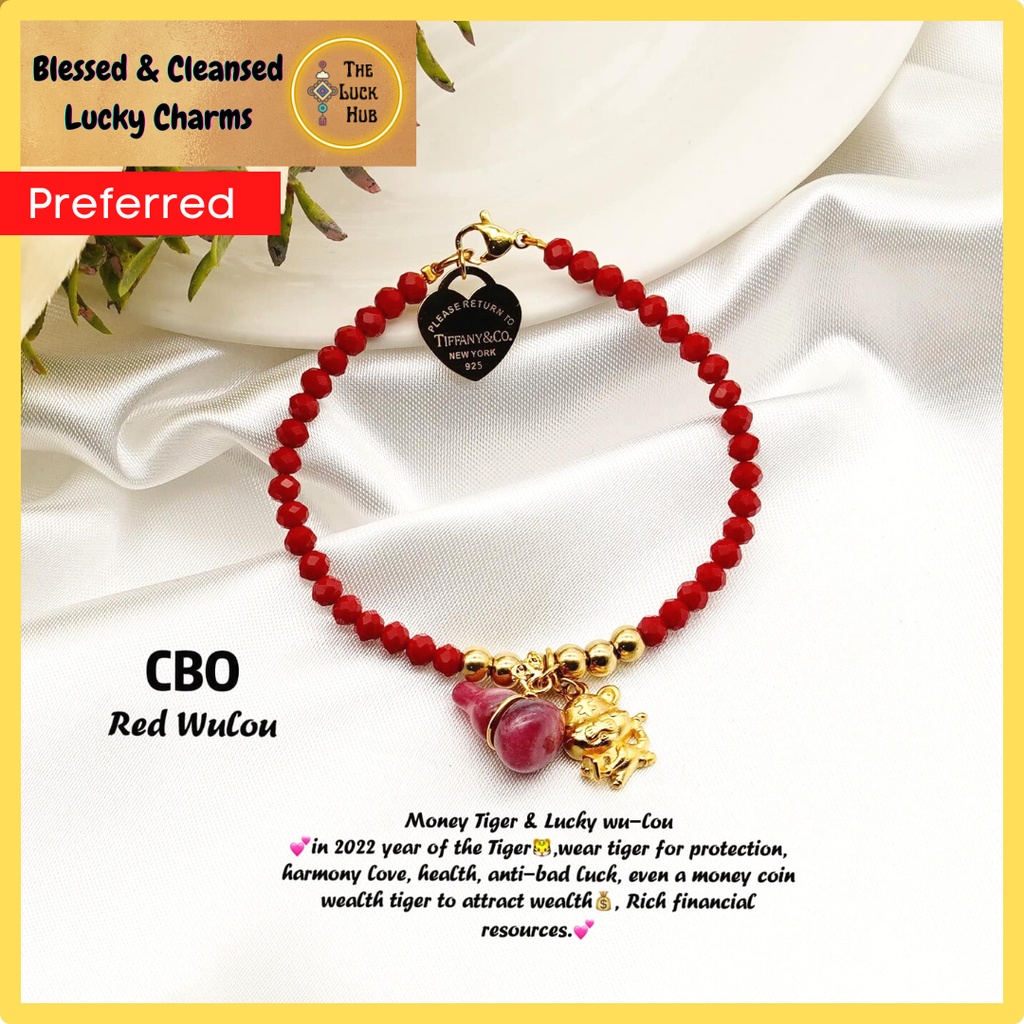 Lucky Charm Bracelet Money Tiger 2025 Wu Lou Safety Charm Money Magnet ...