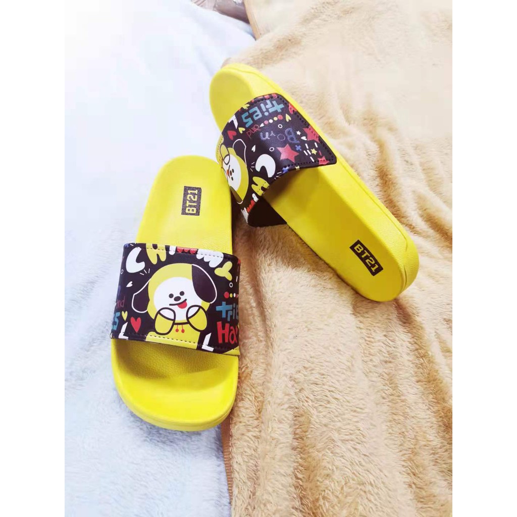 BTS BT21 KPOP slippers Korean men's League idol Koya RJ Shooky Mang ...