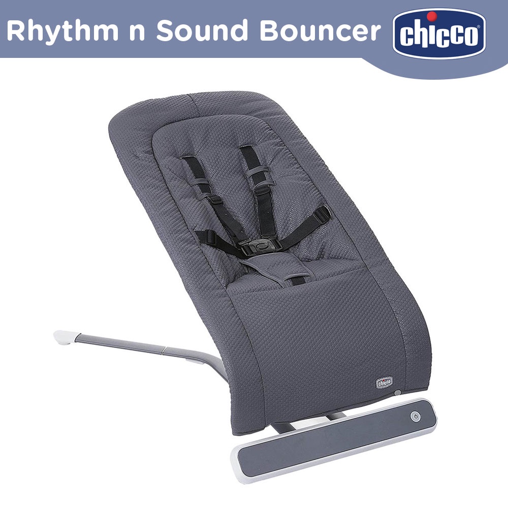 Chicco Rhythm 'n Sound Baby Bouncer - Moon Grey | Shopee Philippines