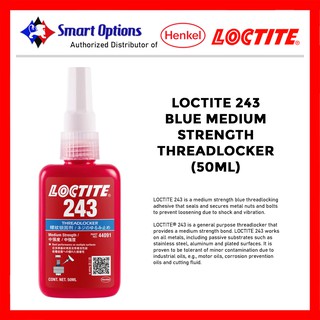 LOCTITE 243 BLUE MEDIUM STRENGTH THREADLOCKER 50ML | Shopee Philippines