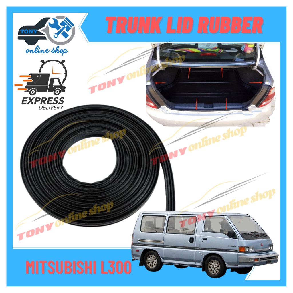 MITSUBISHI DELICA L300 REAR BONNET RUBBER WEATHERSTRIP BONNET GETAH ...