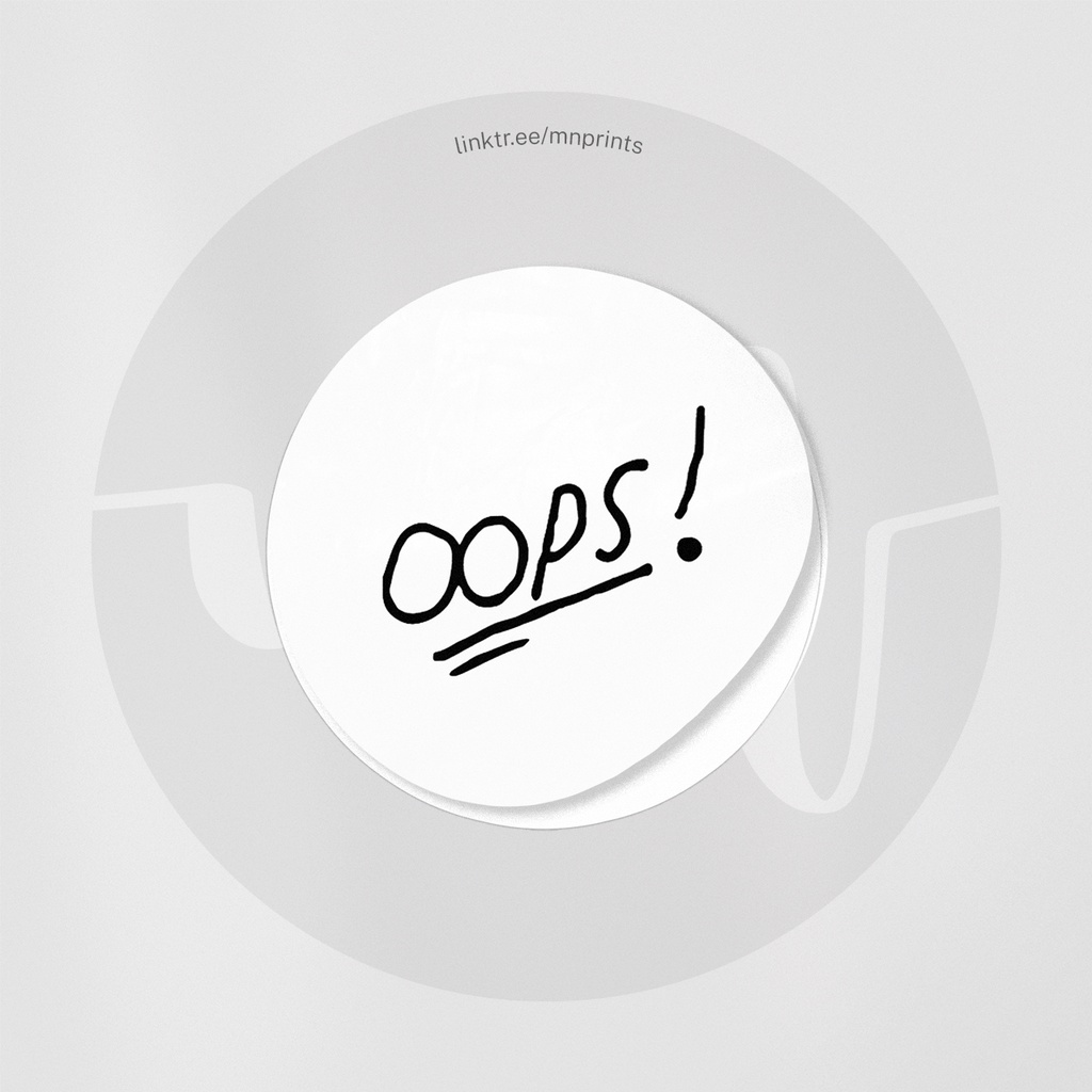 OOPSIE! Waterproof Sticker (Rejects) | Shopee Philippines