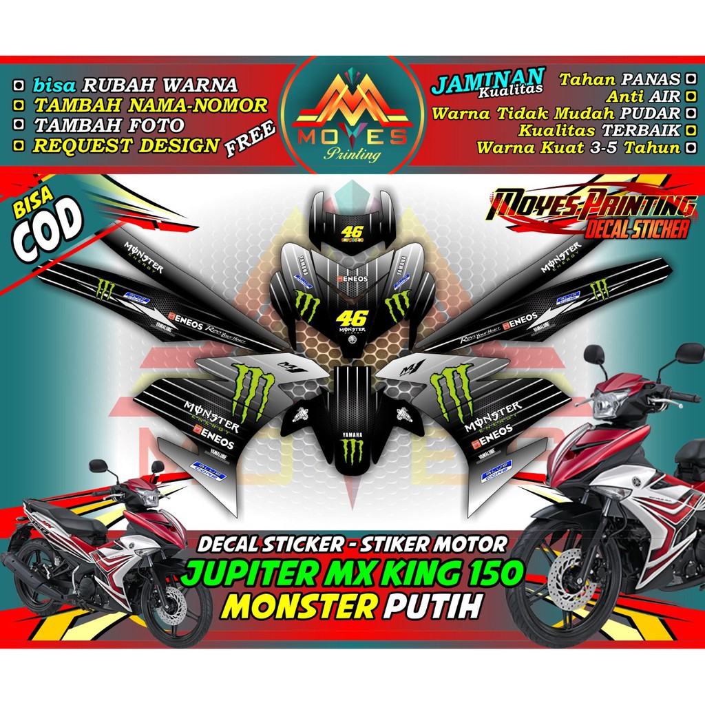 Mx King 150 Decal Motorcycle Fullbody Sticker Decal Sticker Mx King ...