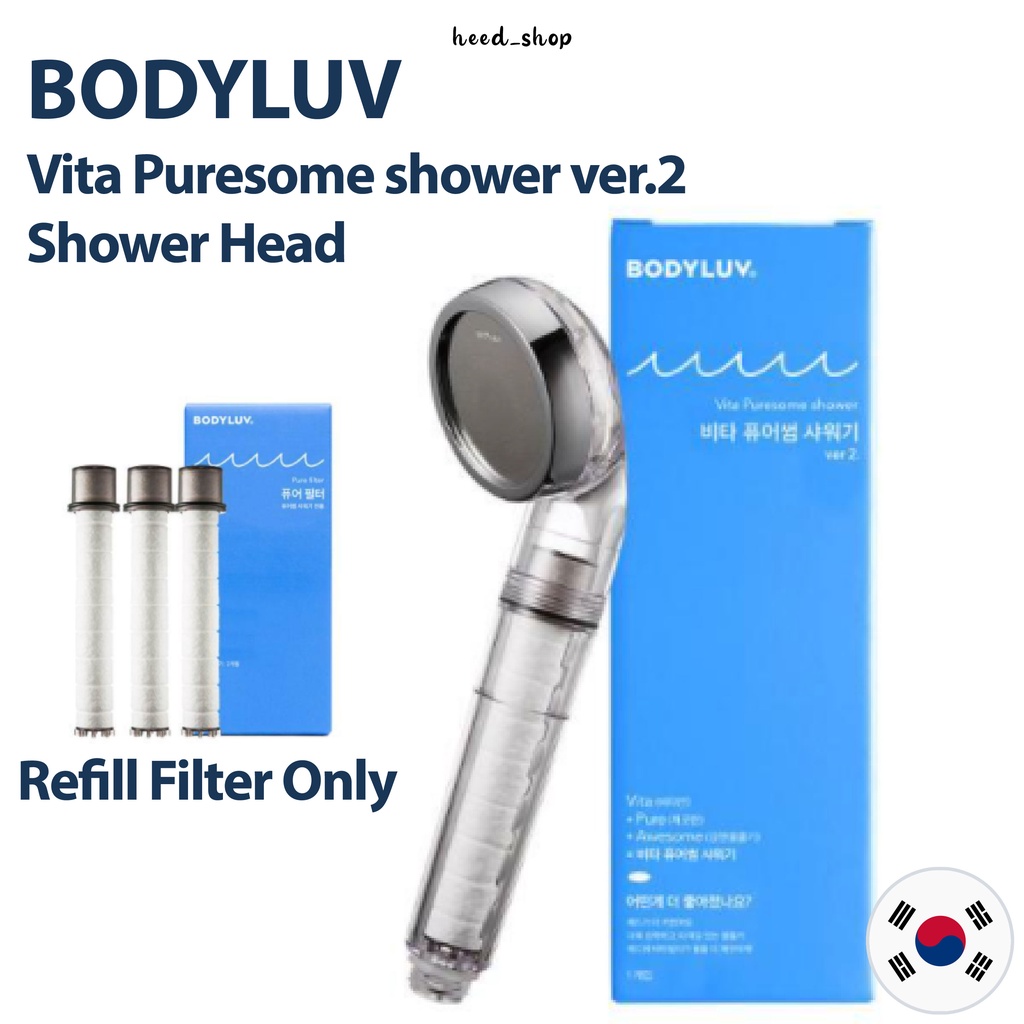 READY [Bodyluv] Puresome Shower Head / Refill Filter / korea | Shopee ...