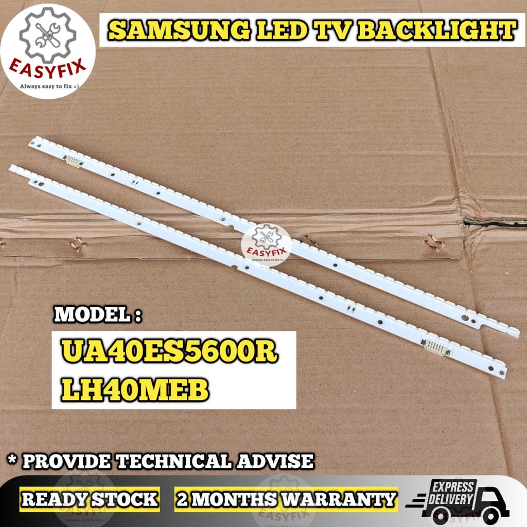 UA40ES5600R SAMSUNG 40 INCH LED TV BACKLIGHT ( LAMPU TV ) UA40ES5600 40ES5600R LH40MEB | Shopee ...