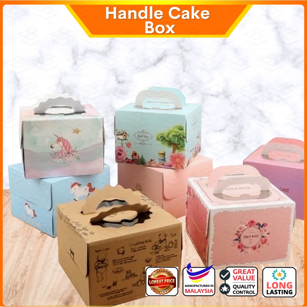Cake Box / Cake Box Color / Cake Box With Window / Cake Box With Handle ...