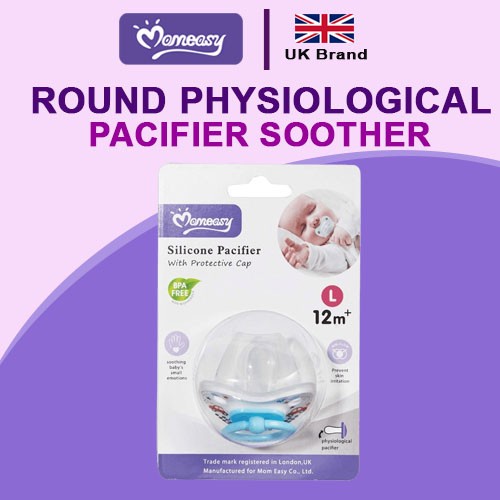 MOMEASY Silicone Baby Pacifier Physiological Round Pacifiers 0 6 12 ...