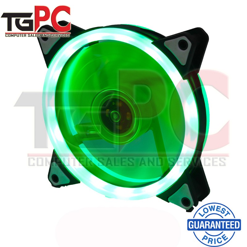 Gstorm Rainbow RGB Dual Ring Led Fan 7 Color Case Cooling Fan 120mm ...