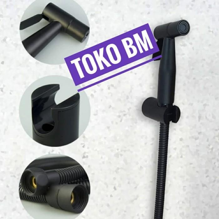 HITAM Jet shower bidet black doff / toilet shower | Shopee Philippines