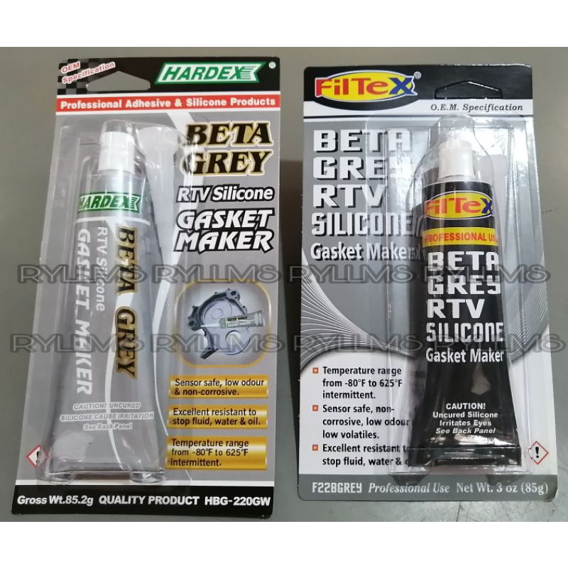 Beta Grey RTV Gasket Maker (Hardex, FilTex) | Shopee Philippines