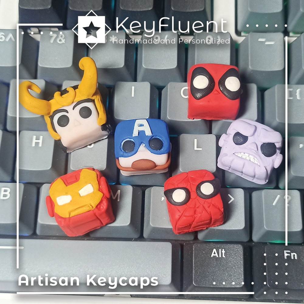 Marvel Characters Customized Artisan Keycap | Shopee Philippines
