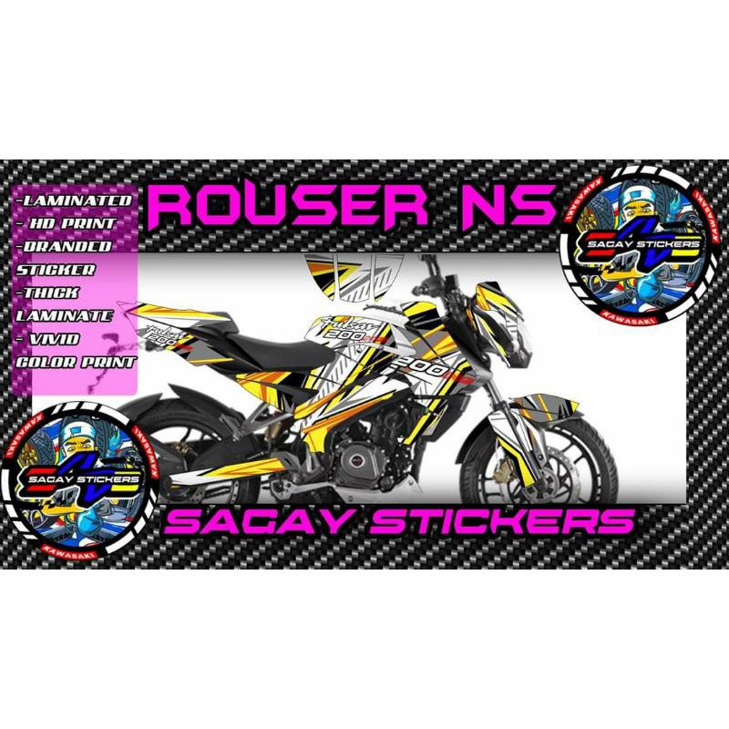 Kawasaki NS 200, 180, 150 Motorcycle Sticker Decals | Shopee Philippines