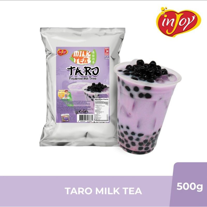 Injoy Taro Milk Tea | Instant Powdered Milk Tea Drink 500g | Shopee ...