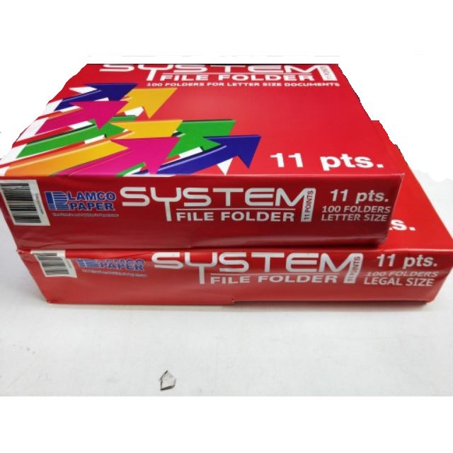 100pcs White Folder 11pts Short White Folder Long White Folder | Shopee ...