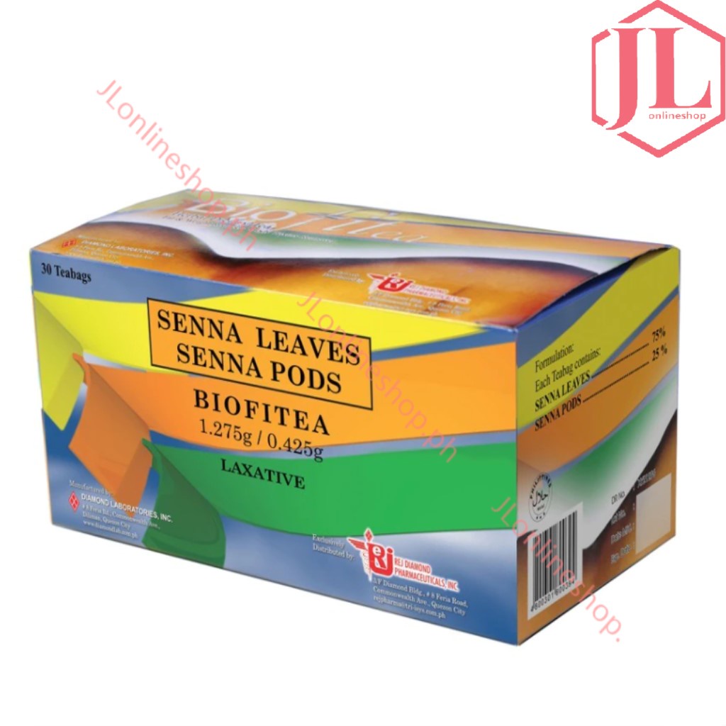 Biofit Tea Senna Leaves 30pieces | Shopee Philippines
