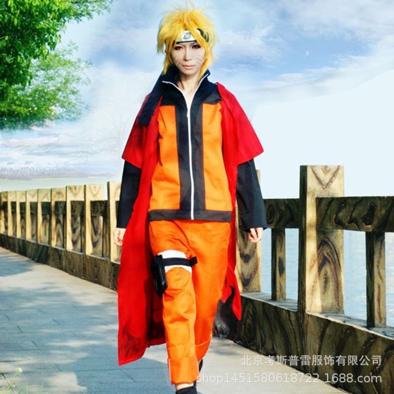 Men Clothes Anime Naruto Outfit For Man Show Suits Japanese Cartoon ...
