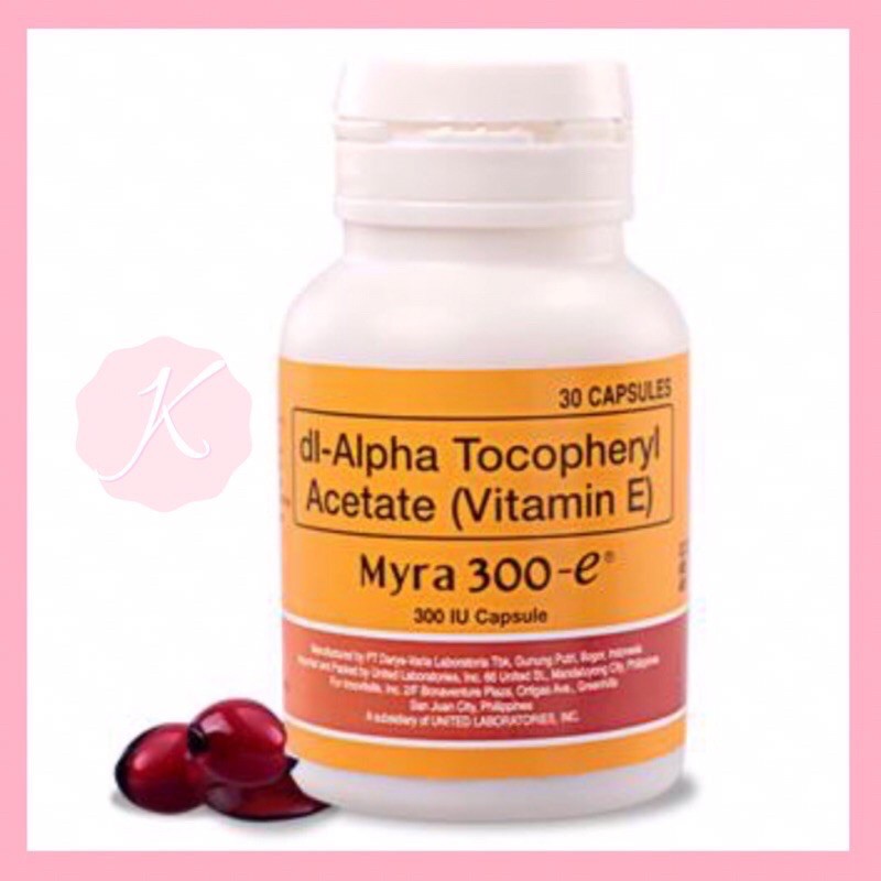 ORIG - MYRA E 400 IU [30 Capsules] No.1 Vitamin E - 100% AUTHENTIC | Shopee Philippines