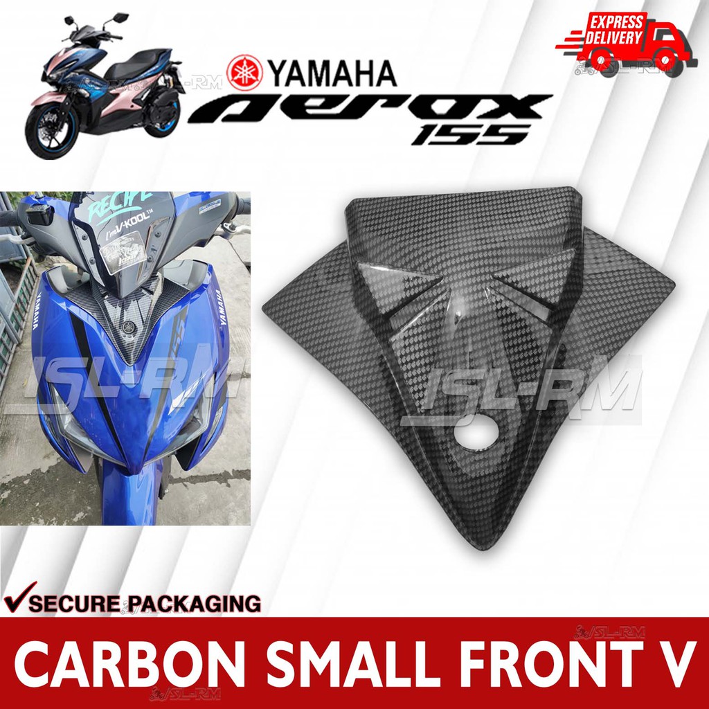 Yamaha Aerox V1 Small Front V Carbon cowling | Shopee Philippines