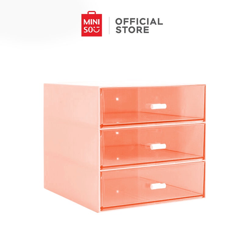 MINISO Desk Organizer with 3 Drawers | Shopee Philippines