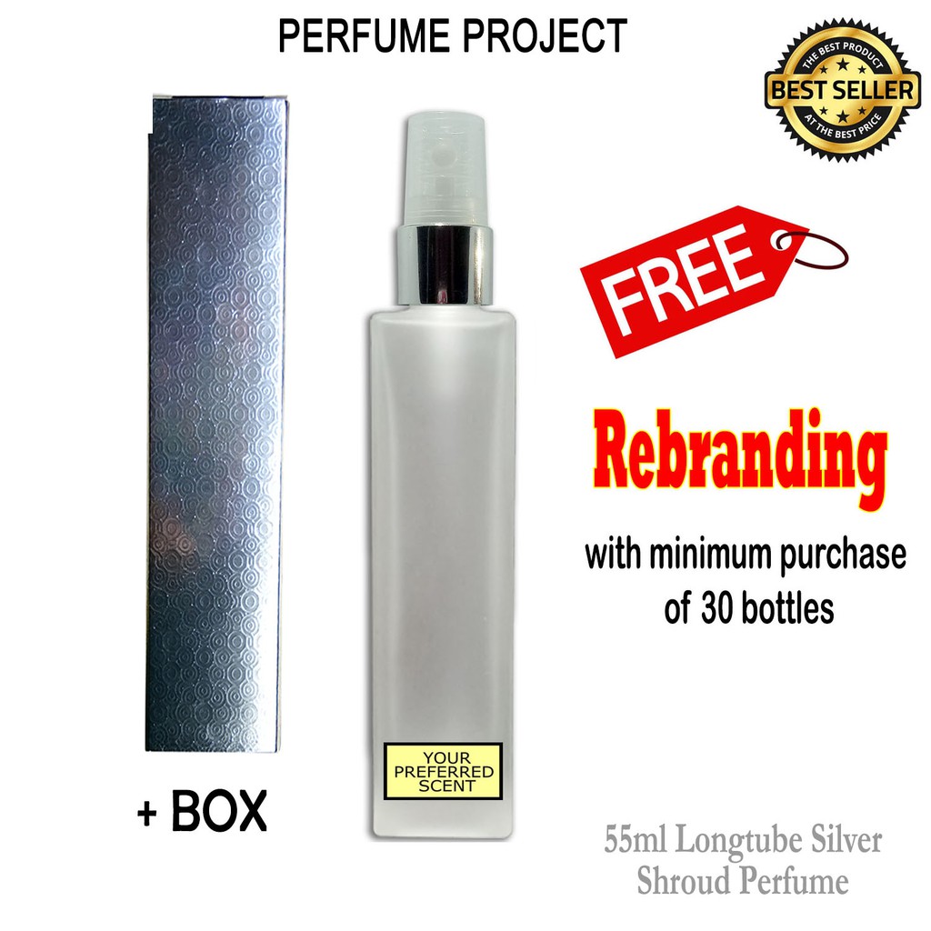 SUPER SALE!! 55ml Silver Oil Based Perfume long lasting perfume for men women (Name your Scents ...