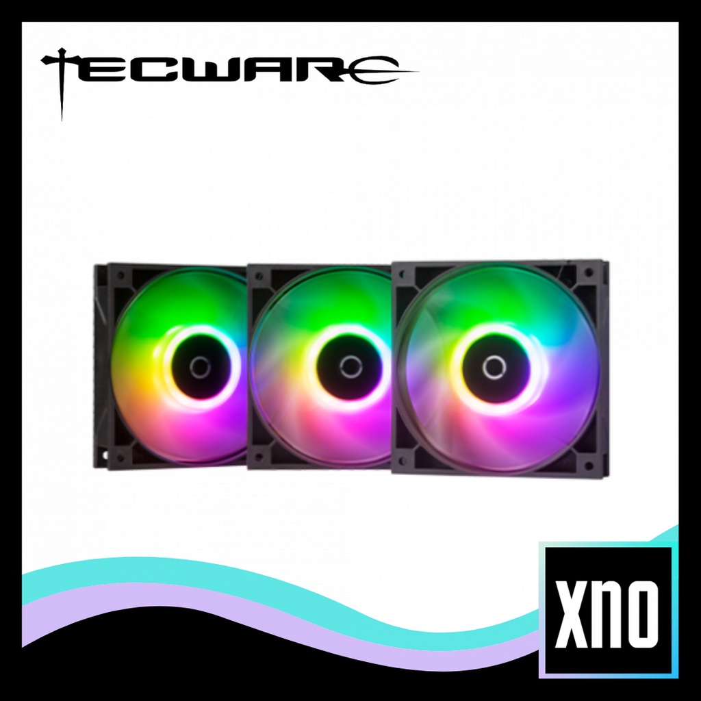 Tecware Omni P12 Fans, 3 Fan Pack (Black) | Shopee Philippines