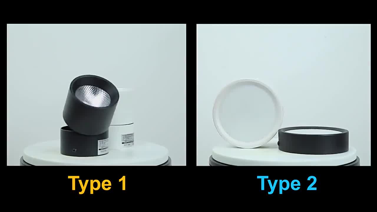 CANMEIJIA LED Downlight Foldable Spotlight Pin Light 7/10/15W 3 Colors ...