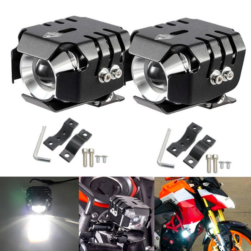 20W LED Motorcycle Off-road Decorative Lamp Projector Headlight Driving ...