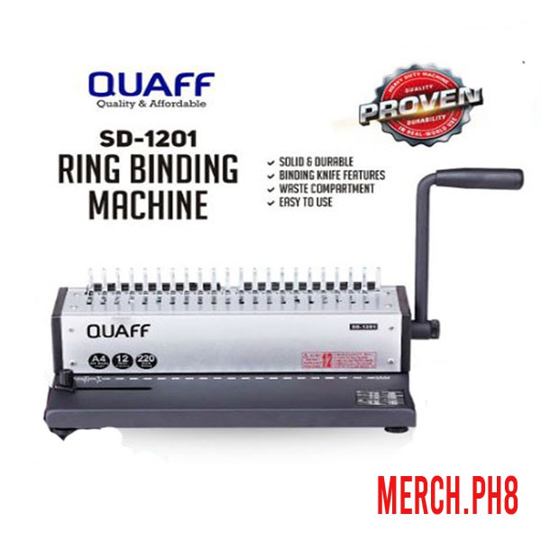 QUAFF Comb Binding Machine A4 SD-1201 | Shopee Philippines