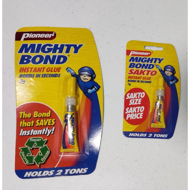 Original!!! Pioneer Mighty Bond 1gram & 3 grams per piece | Shopee ...