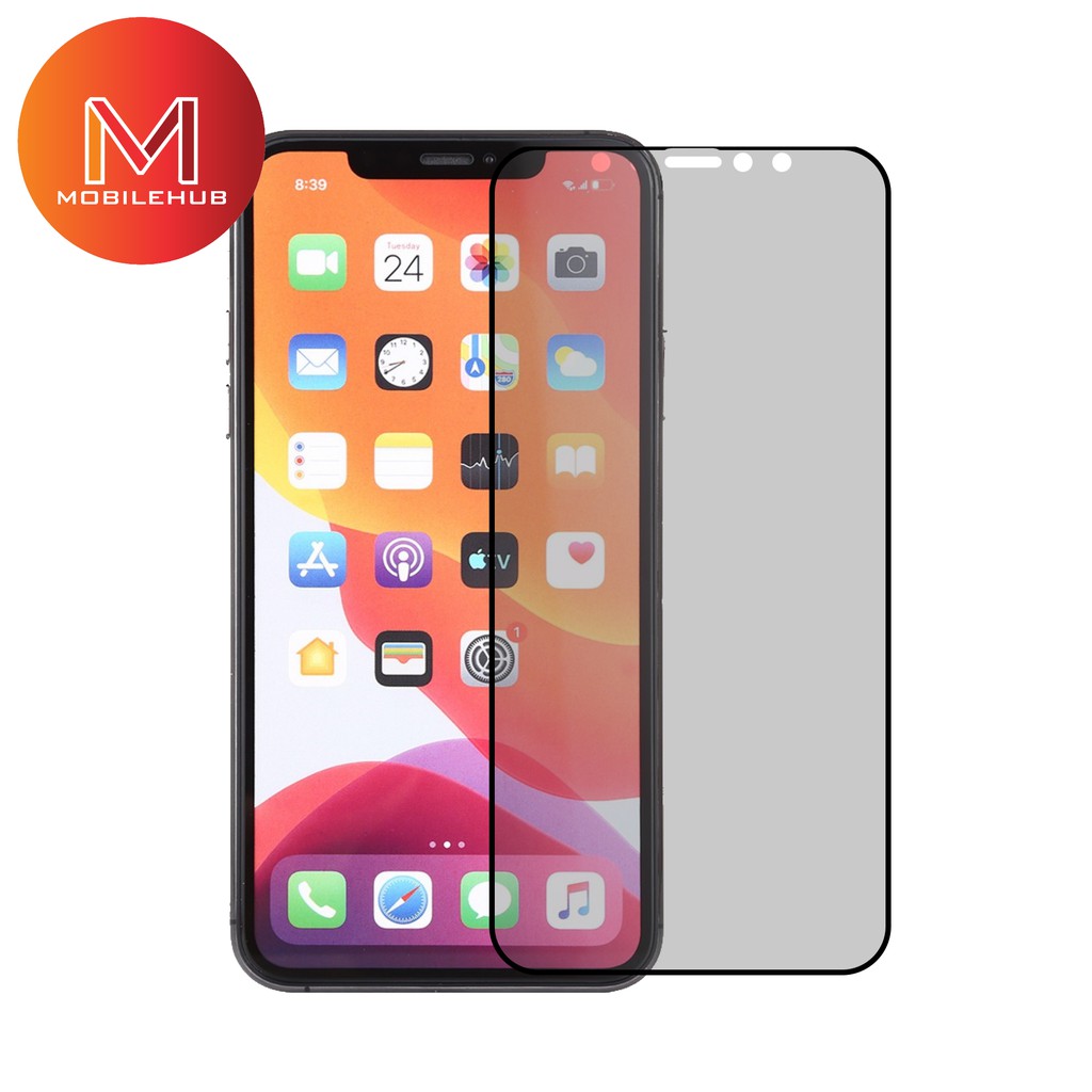 iPhone XS Max Privacy Ceramic Matte Flexible Screen Protector Film ...