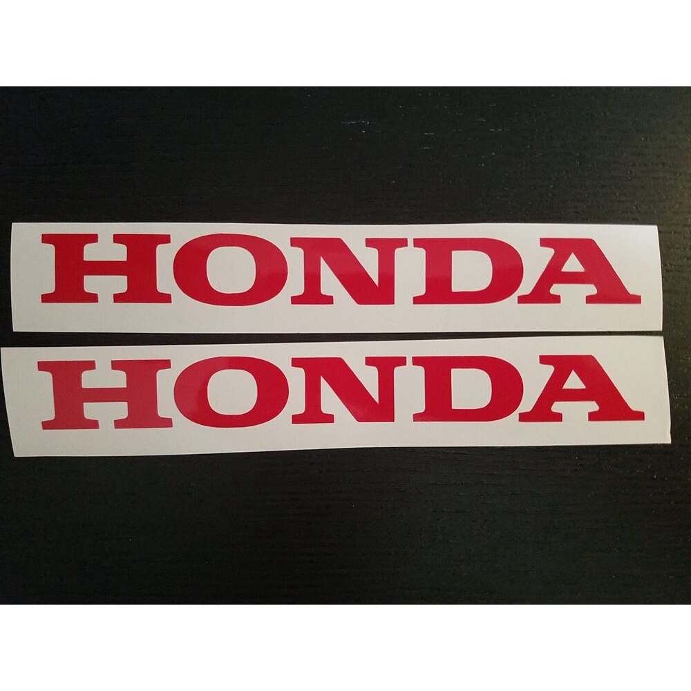 2 X HONDA Logo Vinyl Decal MOTORCYCLE Racing Car Truck Sticker JDM ...