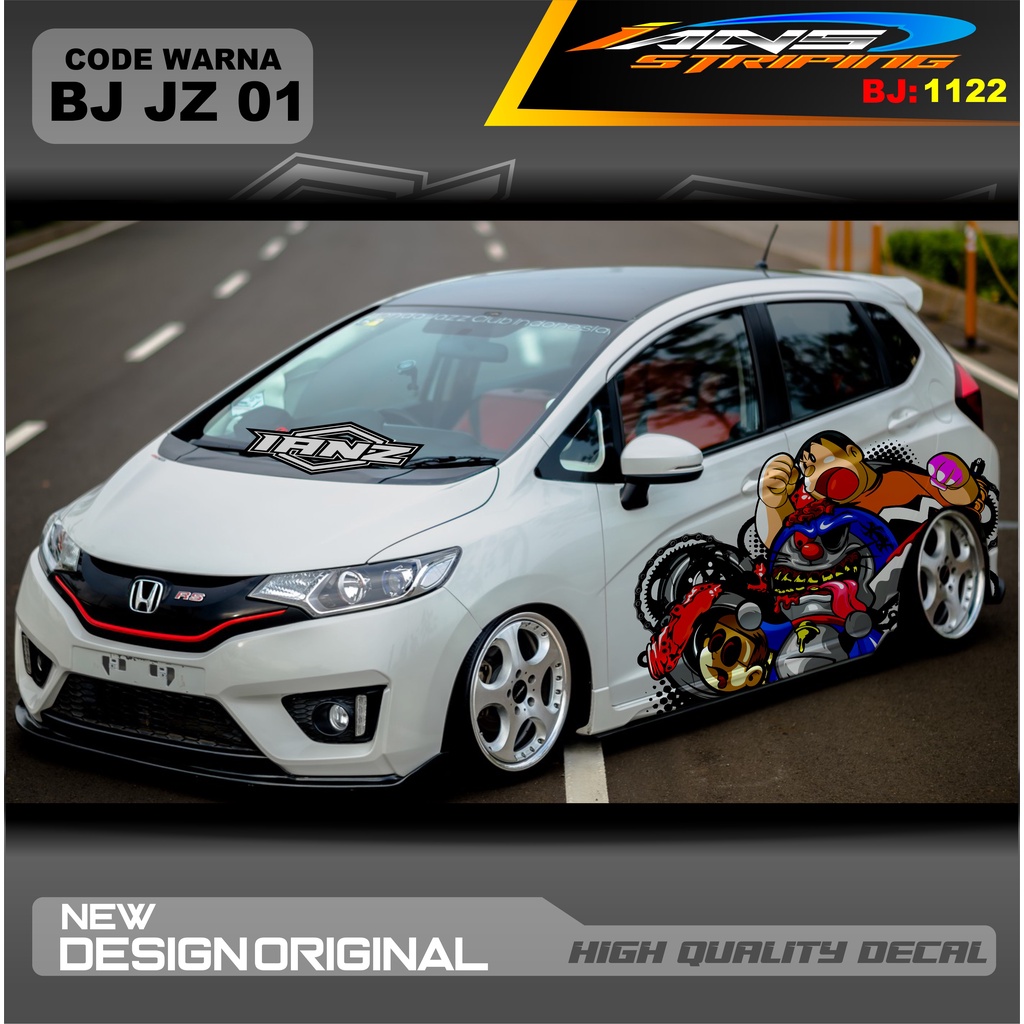 Jazz CAR DECAL STICKER / BRIO CAR STICKER / SWIFT CAR STICKER DECAL ...