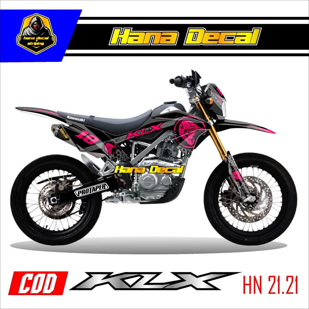 Variation Decal Sticker Fullbody-Dekal KLX BF/G /Extreme Trail Design ...