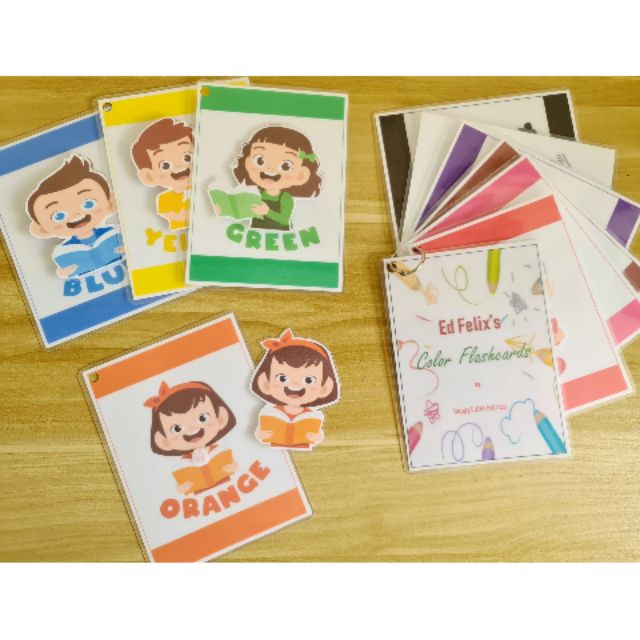INTERACTIVE COLOR FLASHCARDS (11 PIECES) | Shopee Philippines