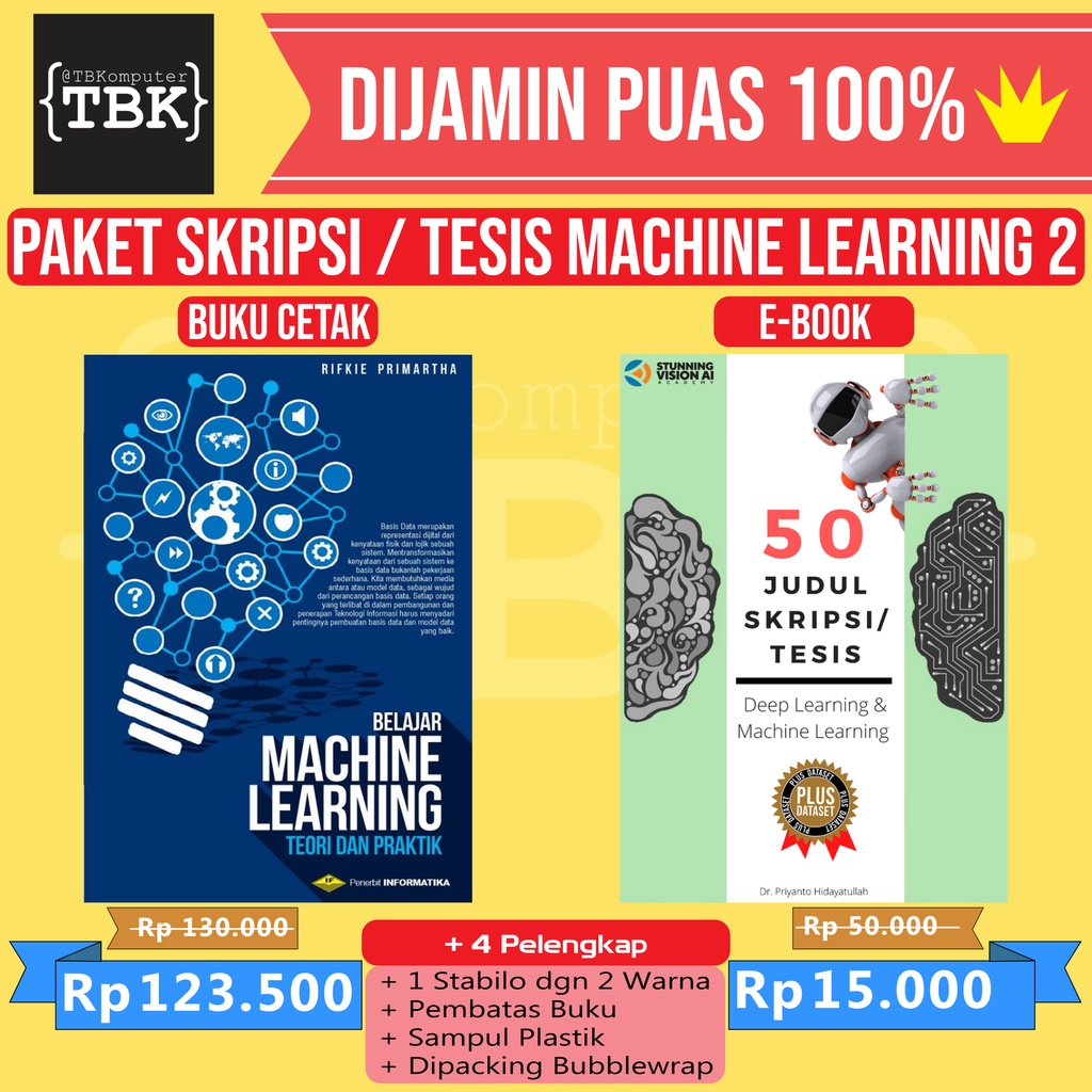 2nd MACHINE LEARNING Thesis Book Package | Shopee Philippines