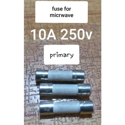 MICROWAVE FUSE ( primary ) 10 A 250v | Shopee Philippines