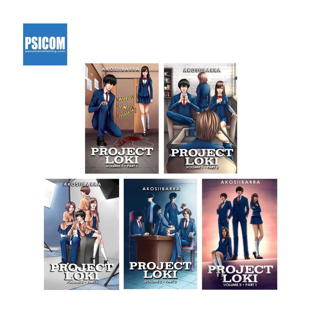PSICOM BUNDLE - Project Loki by AkosiIbarra (5 Books) | Shopee Philippines