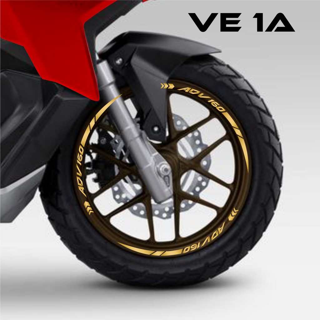 Adv 160 Rim sticker list cutting sticker Phosphor Flame Material ...
