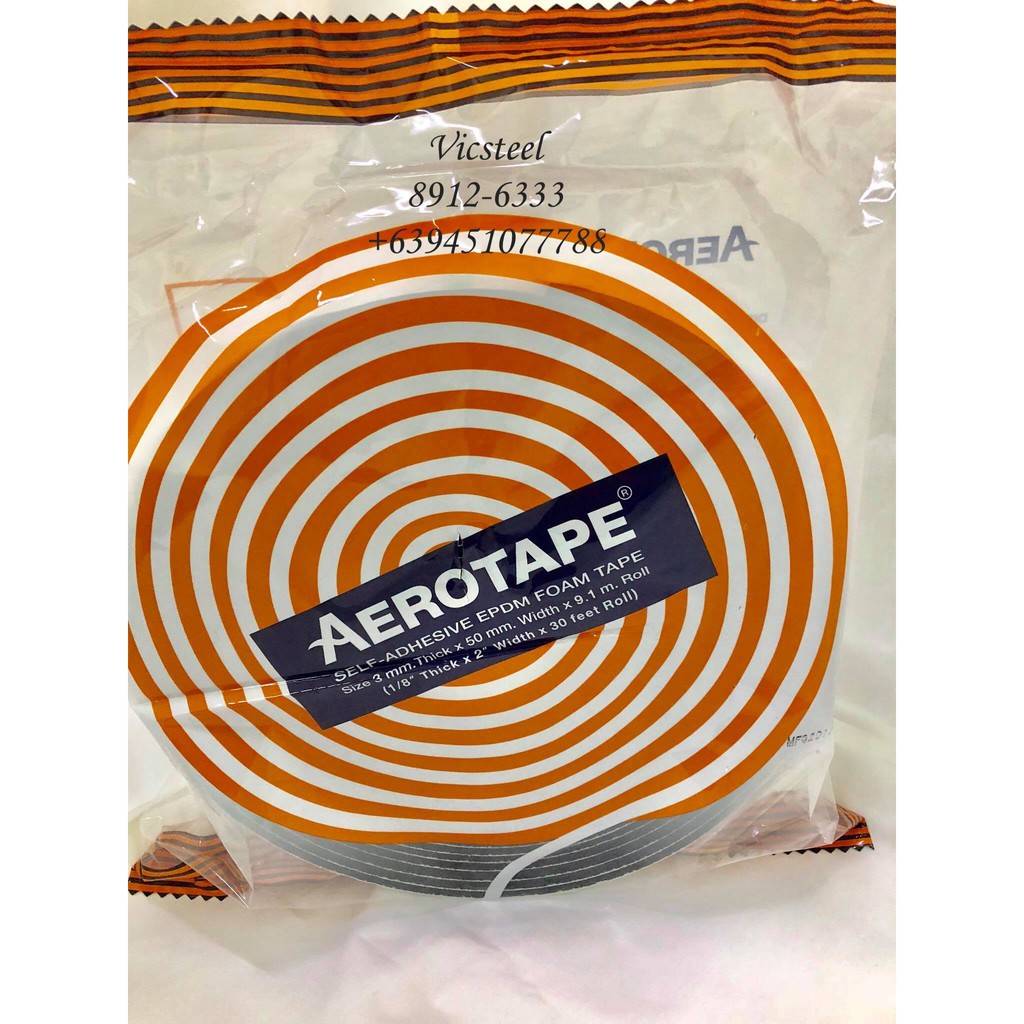 Aerotape Foam Insulation Tape 1/8 x 2 x 30 ft | Shopee Philippines