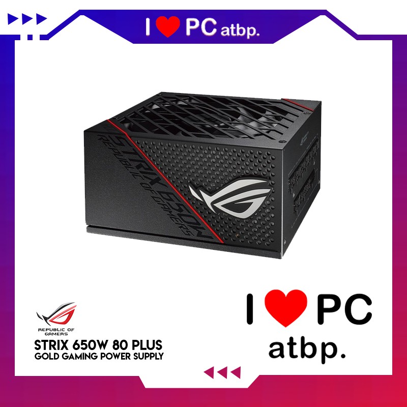 Asus ROG Strix 650W 80 Plus Gold Gaming Power Supply (ROG-STRIX-650G ...
