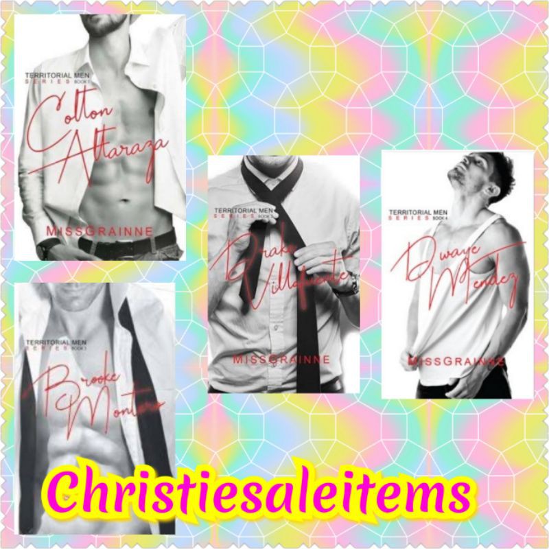 TERRITORIAL MEN SERIES MISSGRAINNE BOOKS 1,2, 3,4 COLTON ALTARAZA ...