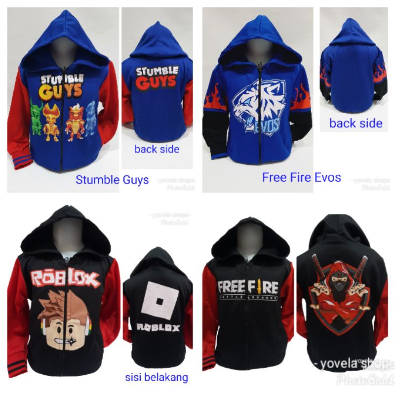 Free Fire / FF / Roblox Boys' Jackets | Shopee Philippines