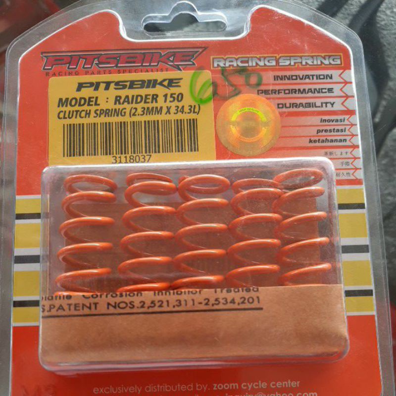 PITSBIKE CLUTCH SPRING RAIDER150 (2.3MM X 34.3L) | Shopee Philippines
