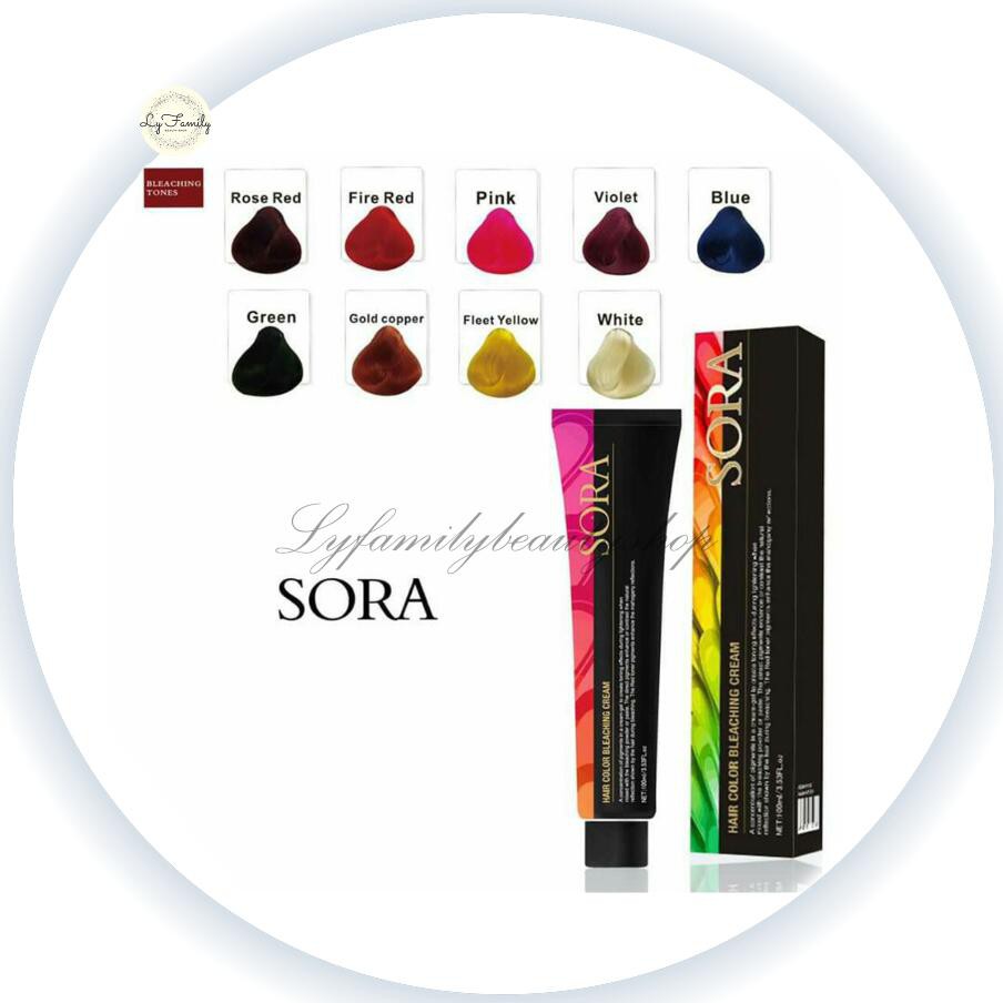 Sora Hair Color Bleaching Cream 100ml | Shopee Philippines